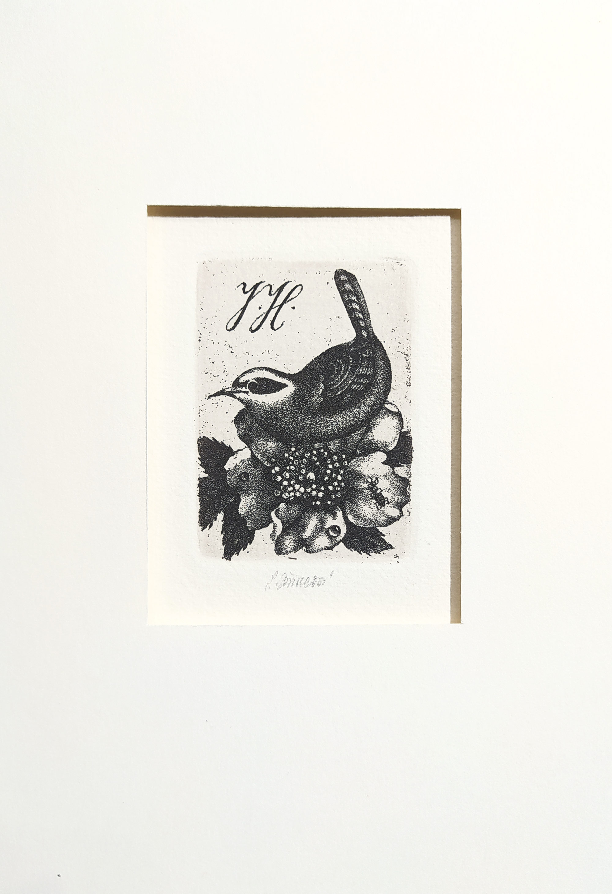 Ludmila Jiřincová – Ex libris J. H. (Josef Hrubý), grafika, prodej